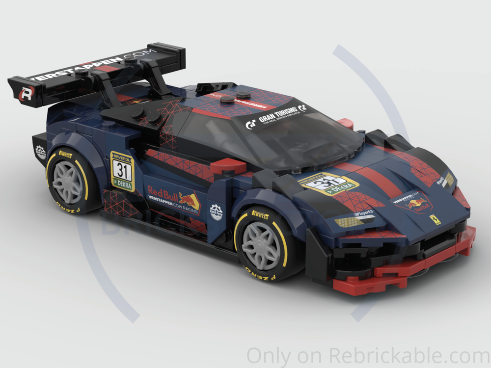 LEGO MOC-246450 Ferari 296 GT3 by Pit Lane Bricks Factory | Rebrickable ...