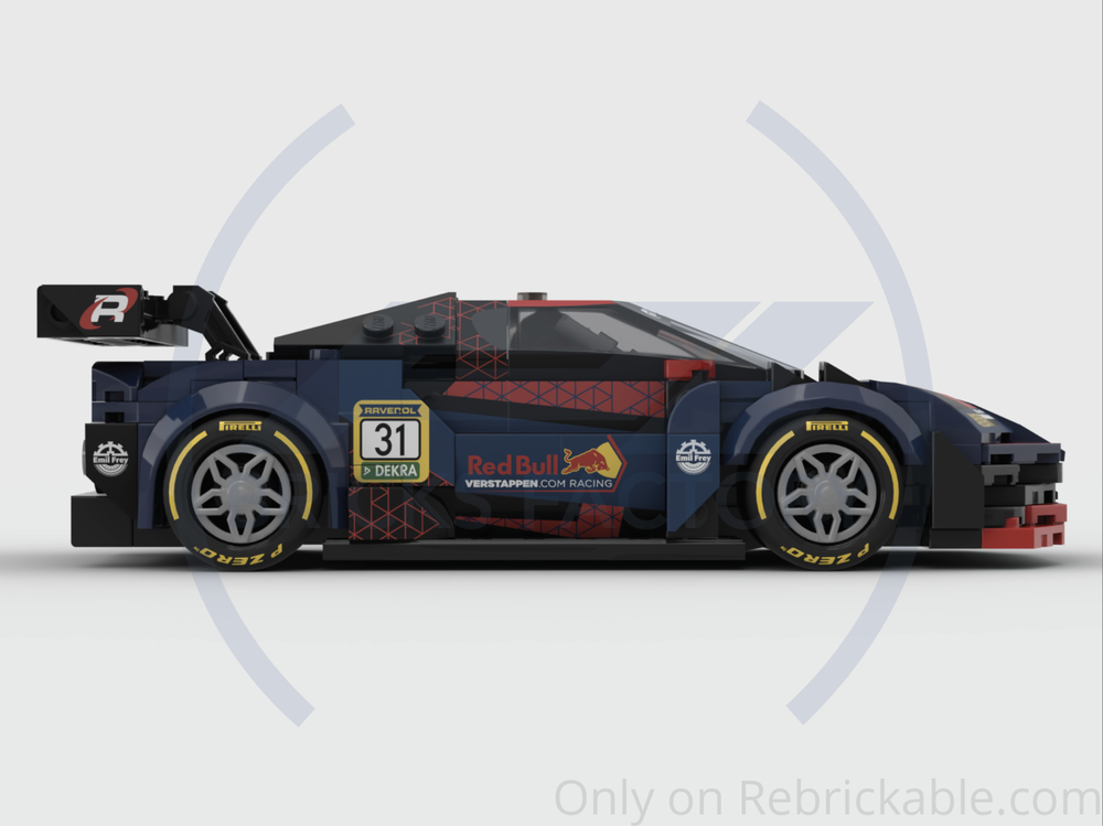 LEGO MOC-246450 Ferari 296 GT3 by Pit Lane Bricks Factory | Rebrickable ...