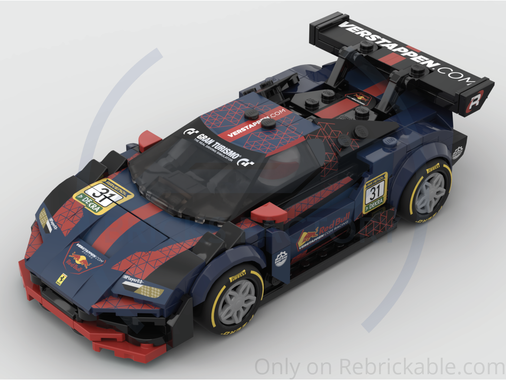 LEGO MOC-246450 Ferari 296 GT3 by Pit Lane Bricks Factory | Rebrickable ...