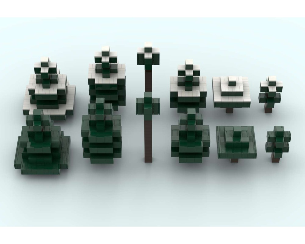 LEGO MOC-246478 Block Accurate Spruce Trees by CloneFlame102 ...