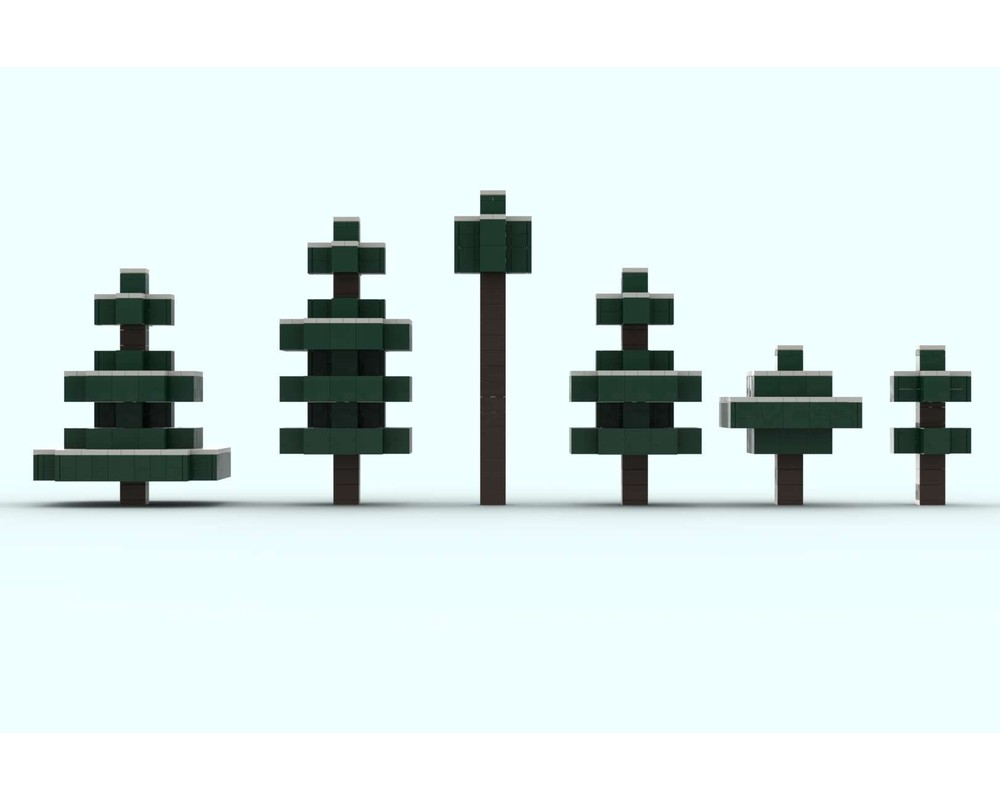 LEGO MOC-246478 Block Accurate Spruce Trees by CloneFlame102 ...