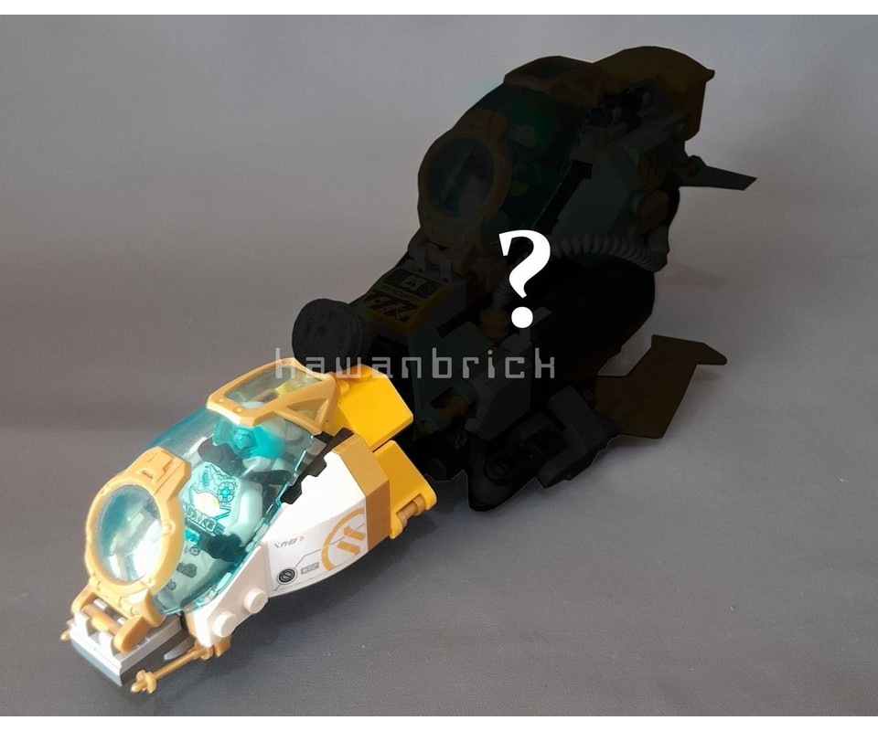 LEGO MOC Zane's Mini Sub by Kawanbrick | Rebrickable - Build with LEGO