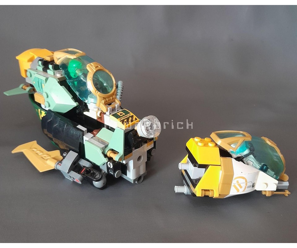 LEGO MOC Zane's Mini Sub by Kawanbrick | Rebrickable - Build with LEGO