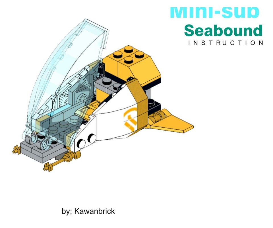 LEGO MOC Zane's Mini Sub by Kawanbrick | Rebrickable - Build with LEGO