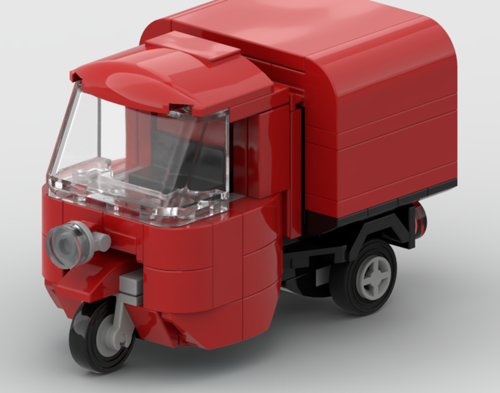 LEGO MOC Piaggio Ape 50 by SeventySix | Rebrickable - Build with LEGO