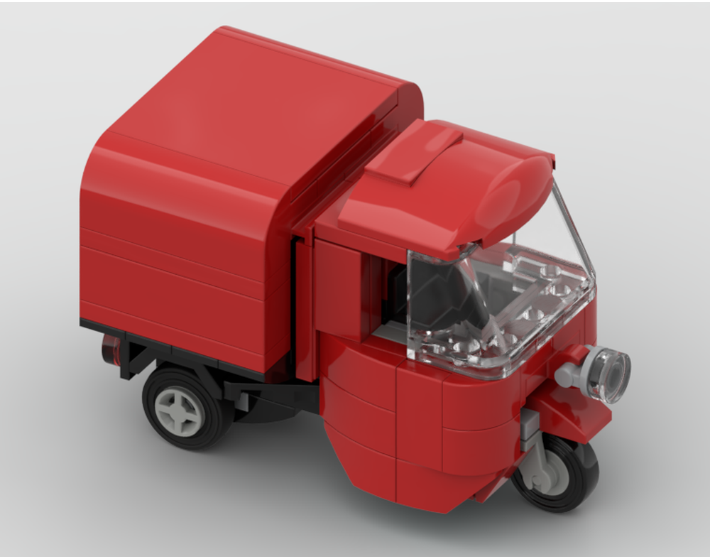 LEGO MOC Piaggio Ape 50 by SeventySix | Rebrickable - Build with LEGO