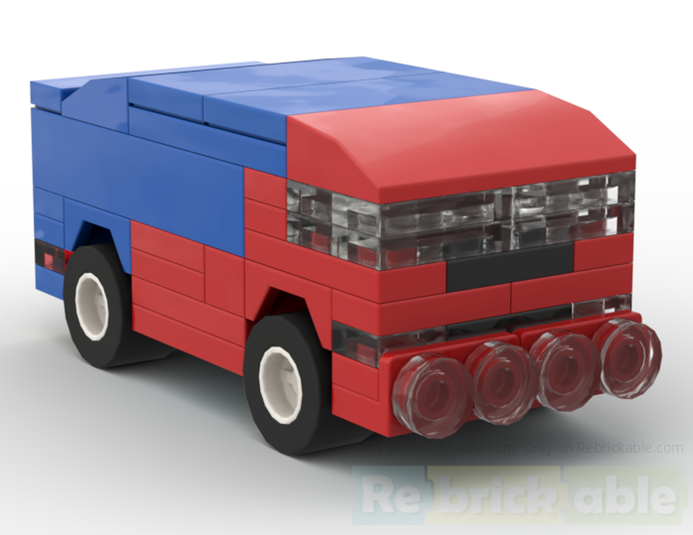 LEGO MOC Mini Dakar Truck by LegoFanXXS | Rebrickable - Build with LEGO