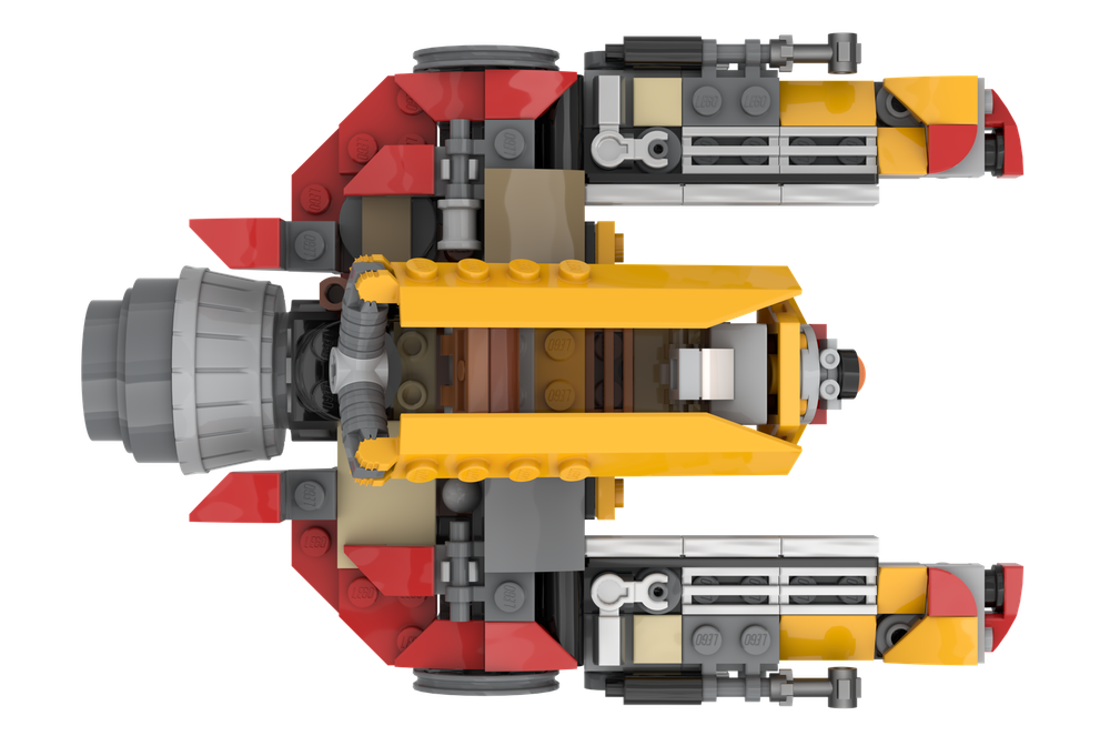 LEGO MOC-246555 75437 Zam Wessel's Koro-2 Airspeeder (AOTC Zam Wesell ...