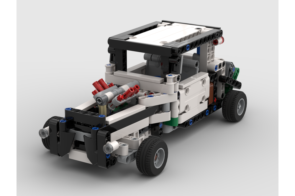 LEGO MOC 42167 - Hot Rod by tommy07 | Rebrickable - Build with LEGO