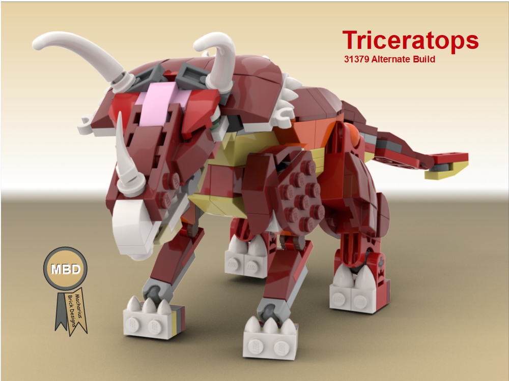 LEGO MOC Triceratops, 31379 Alternate Build by Macharius | Rebrickable ...