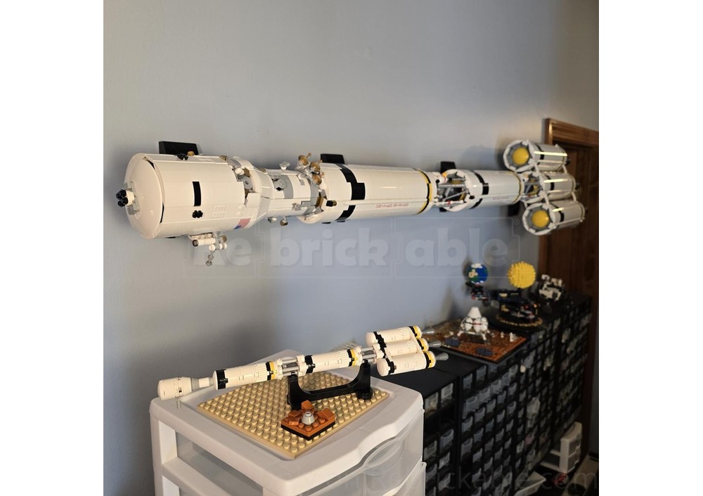 LEGO MOC NERVA Mars Mission IMIS Spacecraft Micro Scale by SkylabBricks ...