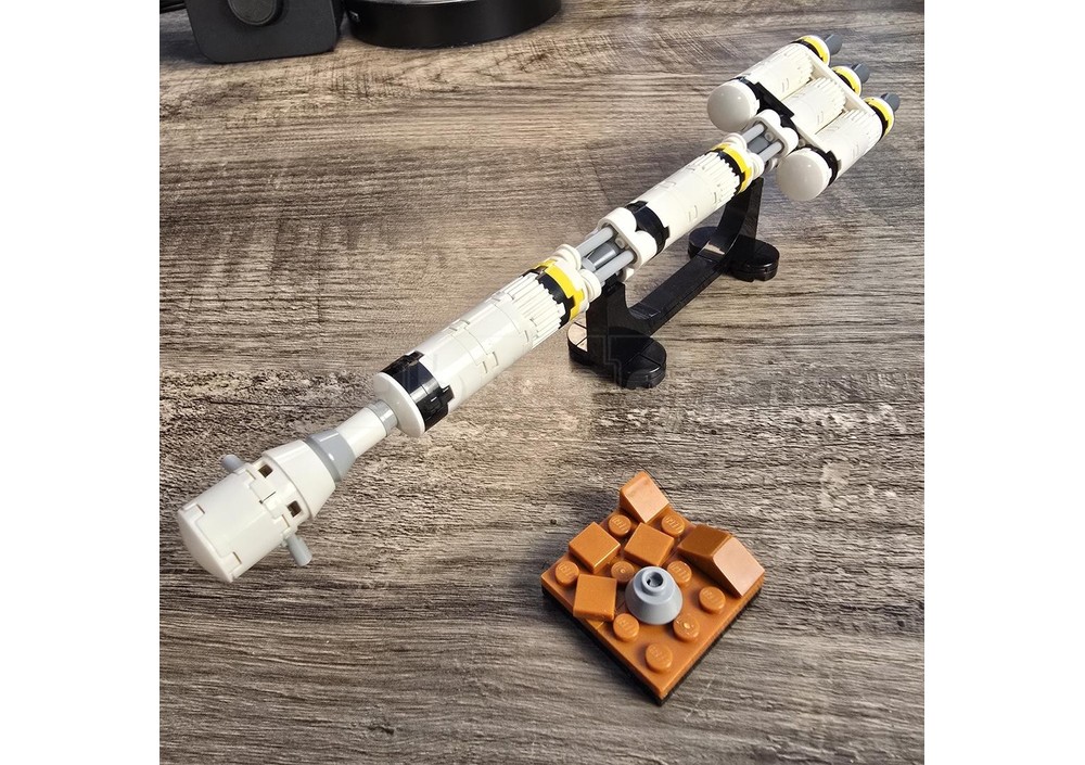 LEGO MOC NERVA Mars Mission IMIS Spacecraft Micro Scale by SkylabBricks ...