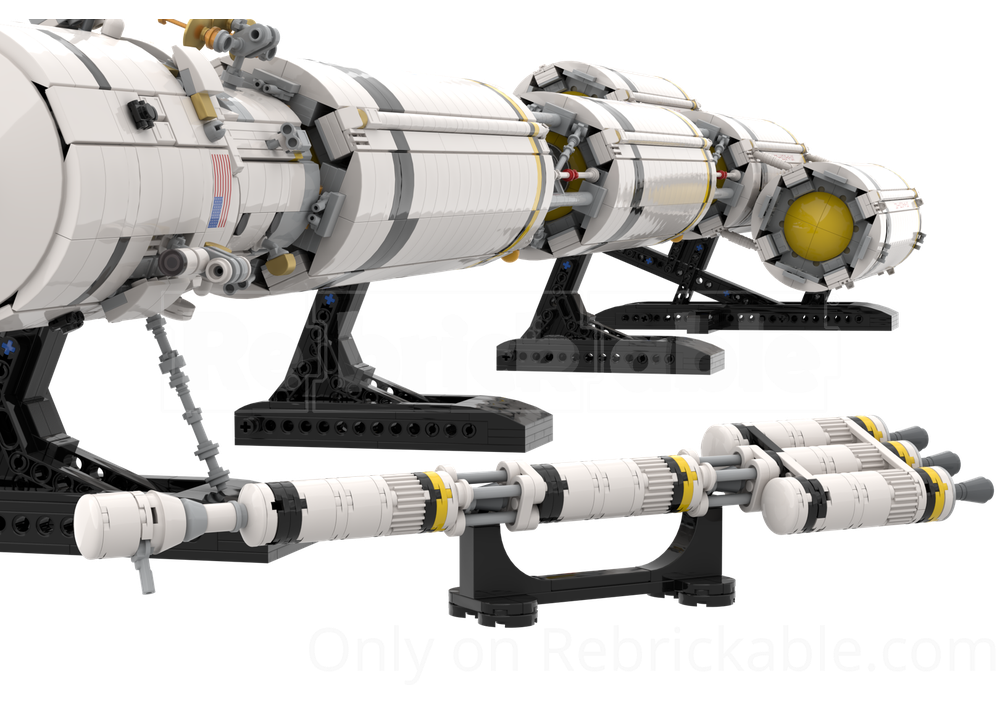 LEGO MOC NERVA Mars Mission IMIS Spacecraft Micro Scale by SkylabBricks ...