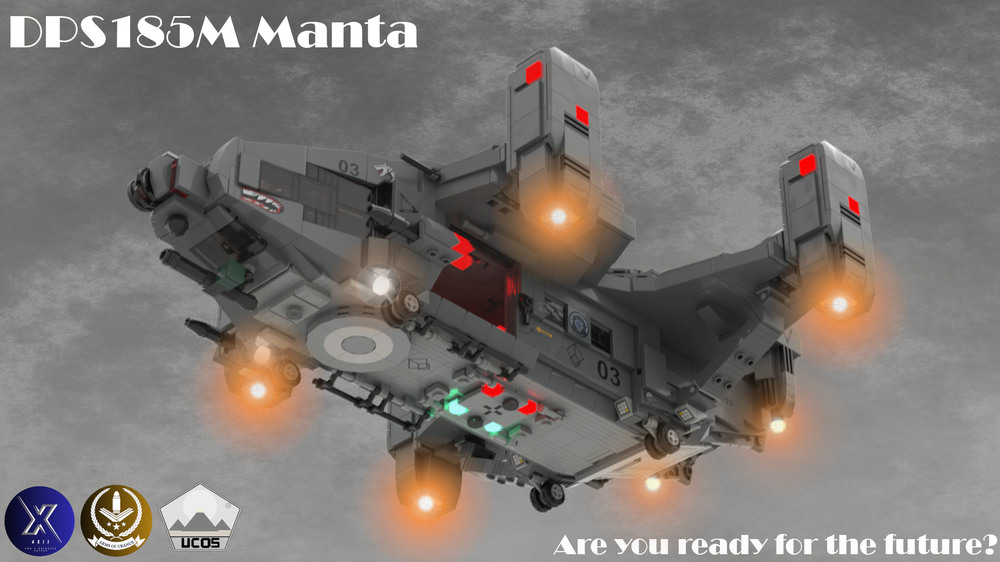 LEGO MOC-246605 DPS185M Manta Dropship by agent_lone_and_his_bricks ...