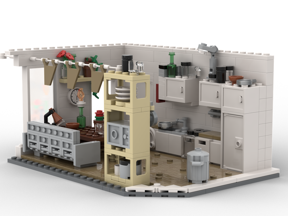 LEGO MOC Kitchen by BrickSat | Rebrickable - Build with LEGO