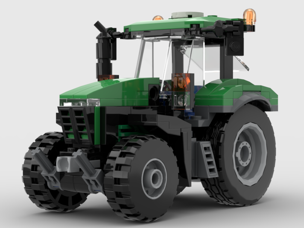 LEGO MOC Medium Tractor by kotska261 | Rebrickable - Build with LEGO
