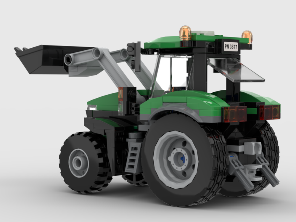 LEGO MOC-246628 Medium Tractor by kotska261 | Rebrickable - Build with LEGO