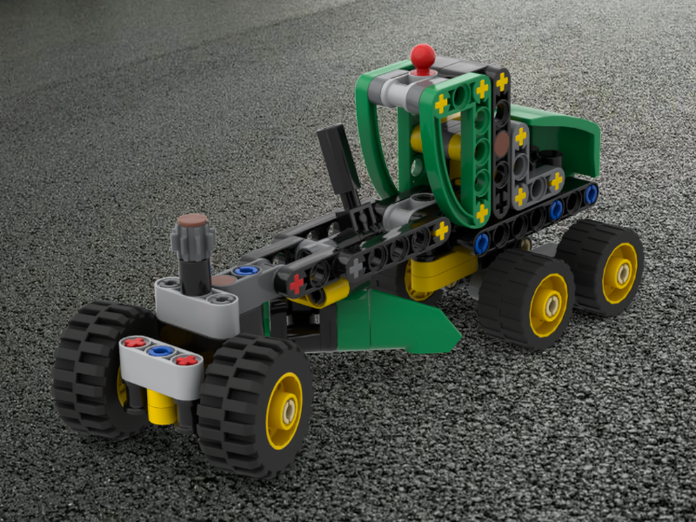 LEGO MOC 42218 Motor Grader by artemisovsky | Rebrickable - Build with LEGO