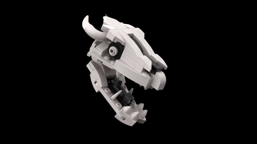 LEGO MOC Undertale Gaster Blaster by LordFindogask734 | Rebrickable ...