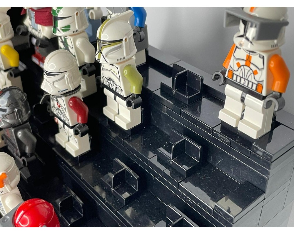 LEGO MOC-246666 SW Clone Ranks Minifigure Display by BrickSprout ...