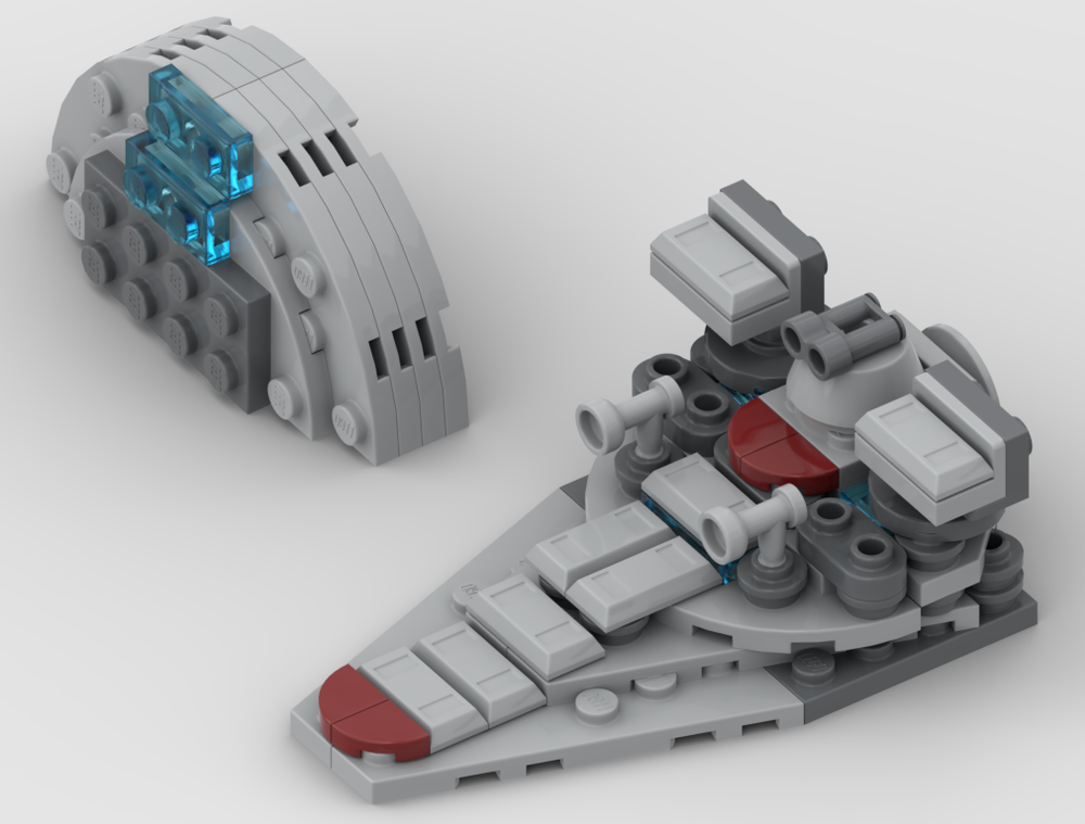 LEGO MOC 30708 Imperial Star-Destroyer and Surface Shield Generator (SW ...