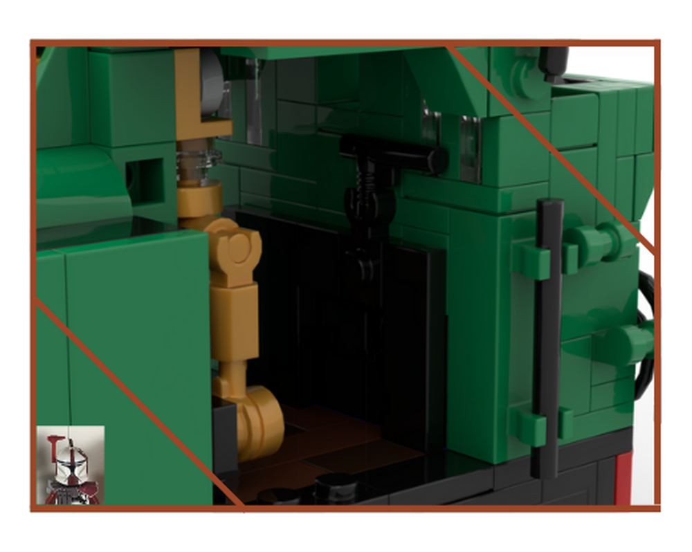 LEGO MOC-246692 GWR 1400 Green(Oliver) (Un-motorized, modified and 3rd ...