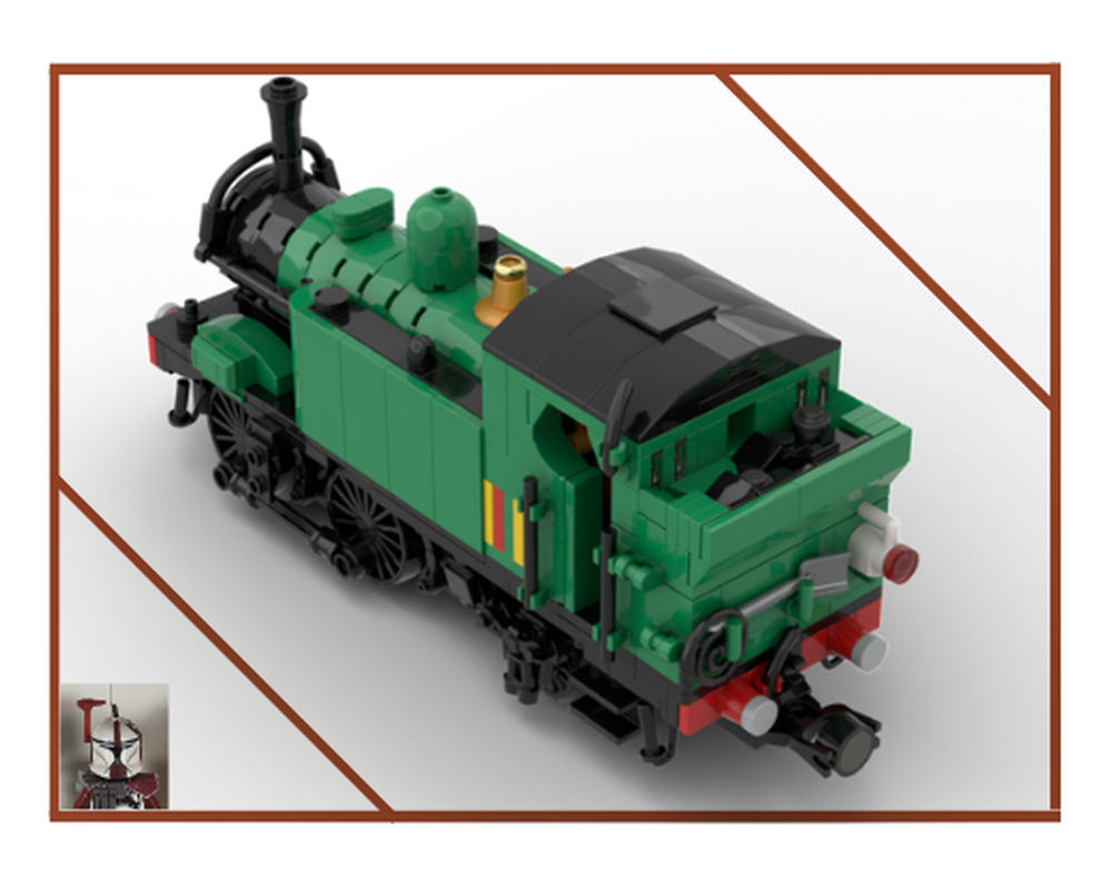 LEGO MOC-246692 GWR 1400 Green(Oliver) (Un-motorized, modified and 3rd ...