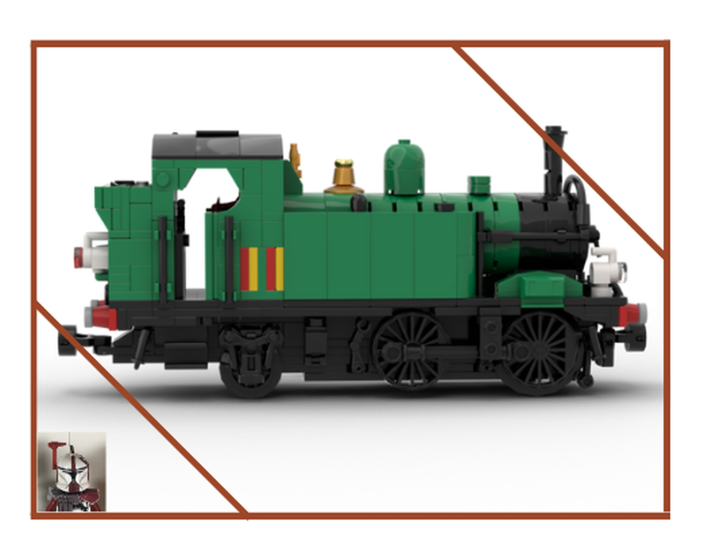 LEGO MOC-246692 GWR 1400 Green(Oliver) (Un-motorized, modified and 3rd ...
