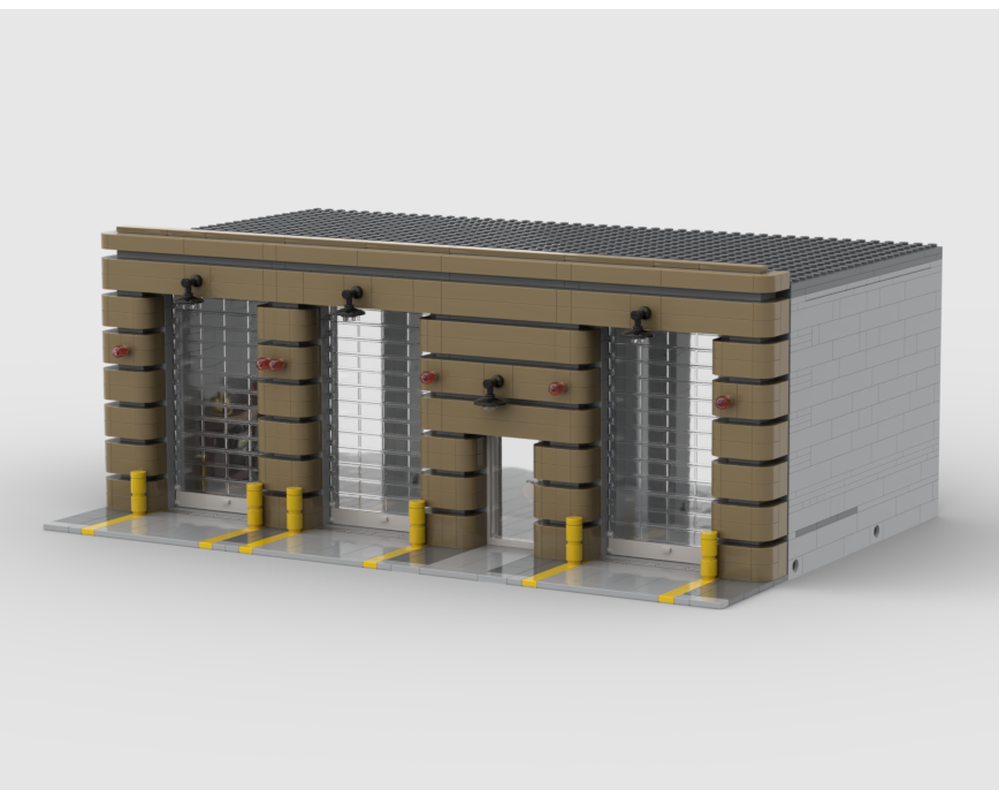 LEGO MOC Centre Engine Bay - Modular Fire Station by reggieranger ...
