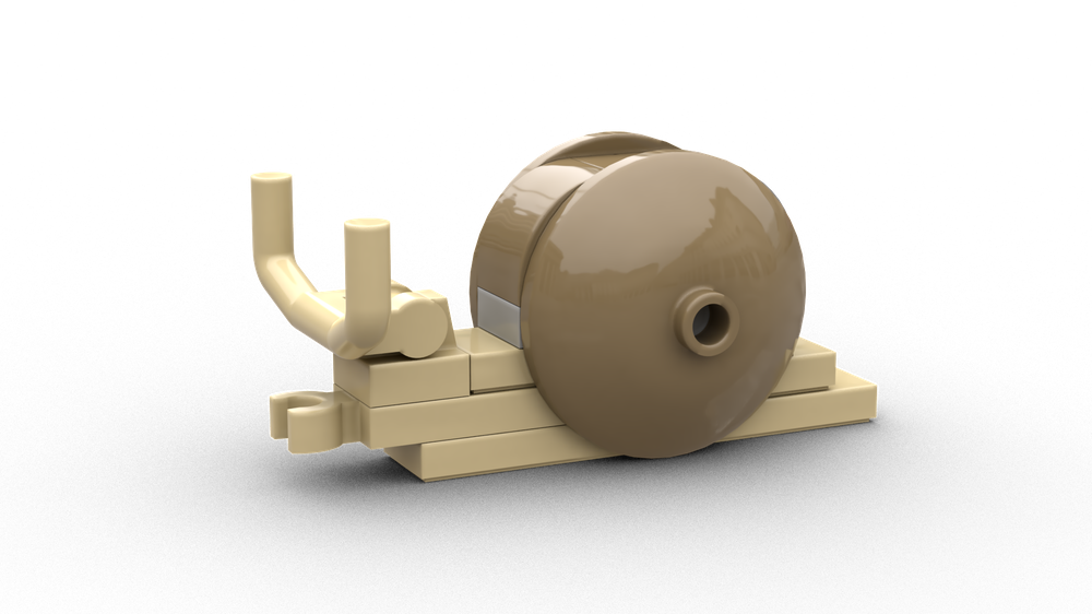 LEGO MOC Realistic Snail by mox.mocs | Rebrickable - Build with LEGO
