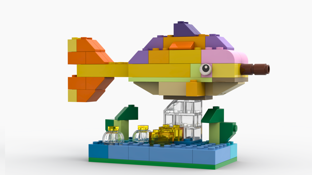 LEGO MOC 10713 Fish by Lenarex | Rebrickable - Build with LEGO
