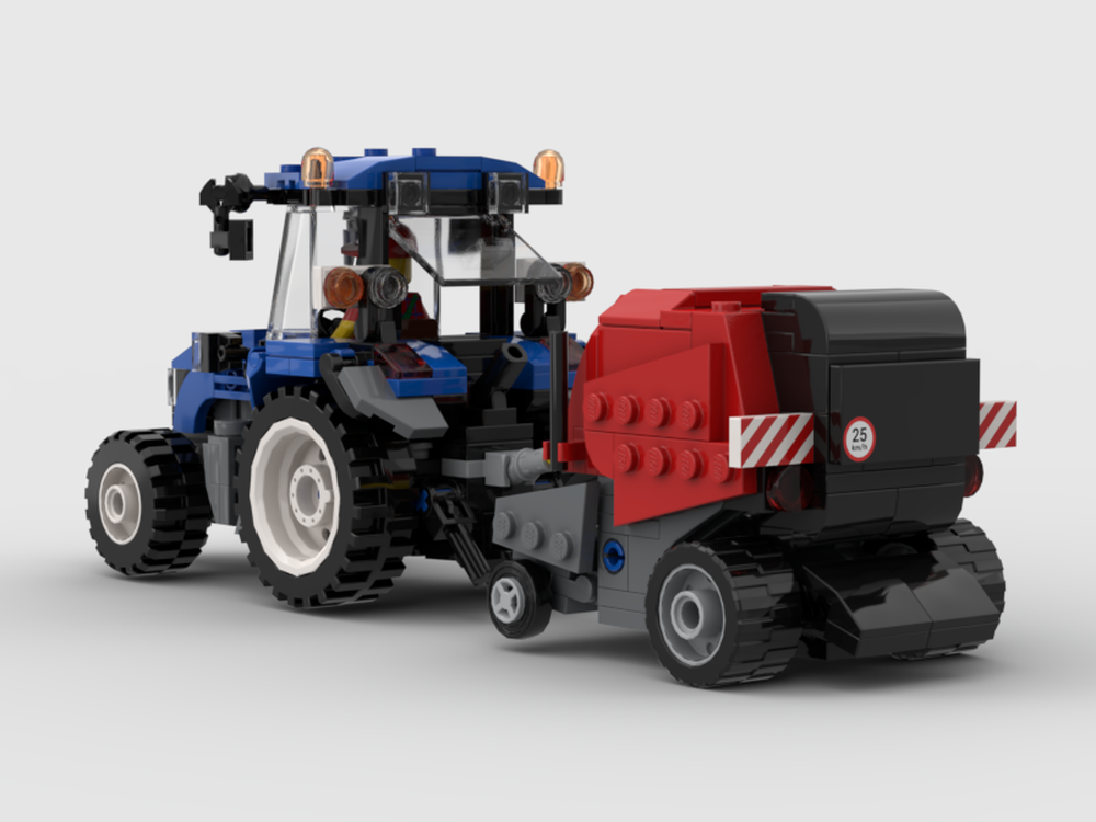 LEGO MOC Small Tractor by kotska261 | Rebrickable - Build with LEGO