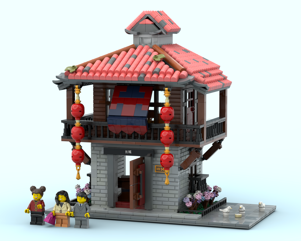 LEGO MOC-246758 Dragon Courtyard Seafood Restaurant - Part 1 (Entry ...