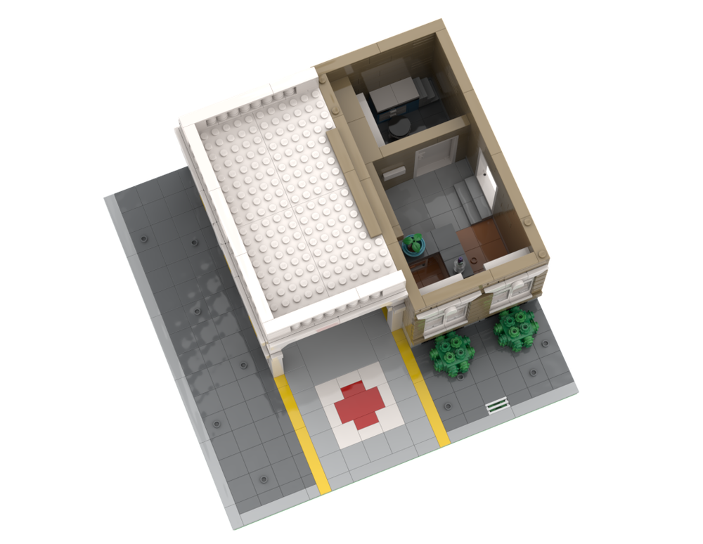 LEGO MOC-246783 MB23 - Hospital by Labronco Brick Designs | Rebrickable ...