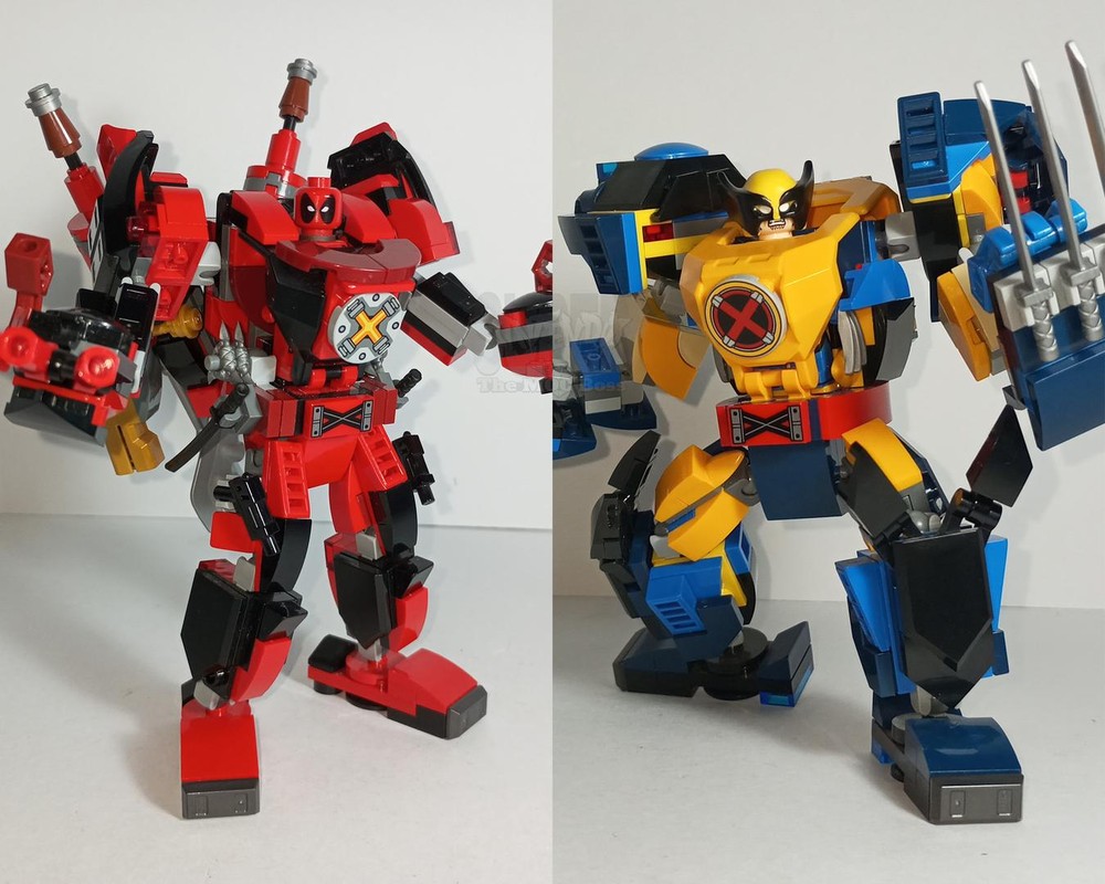 LEGO MOC Deadpool & Wolverine Mech Armor Bundle by Vintend0 ...