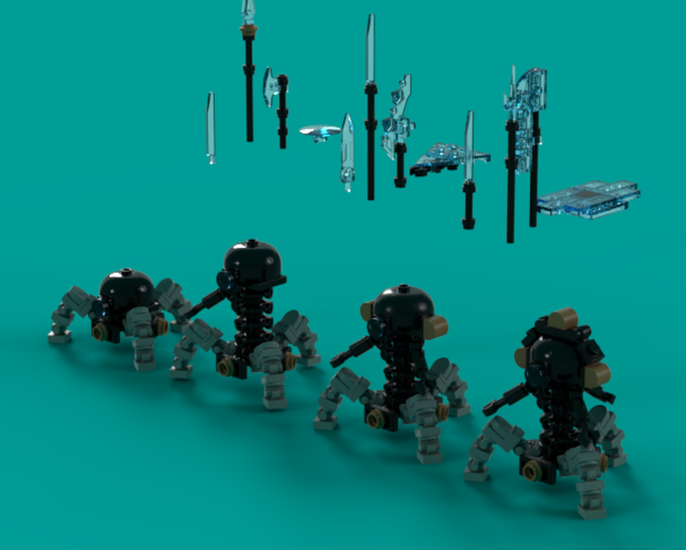 LEGO MOC BotW Guardian Scouts by THEZEXNEO | Rebrickable - Build with LEGO