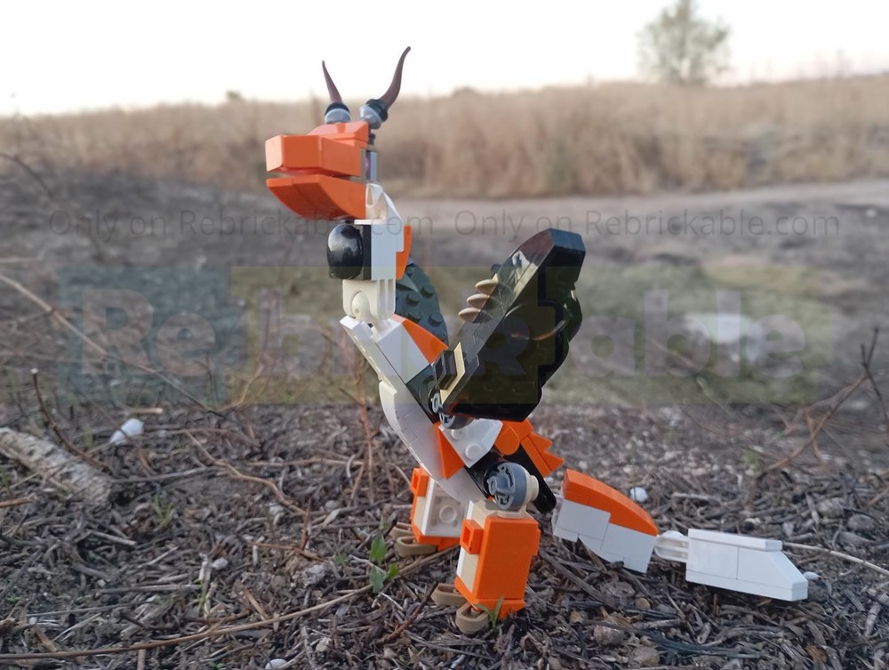 LEGO MOC 31129 Black-winged wyvern (Viverna atrialatus) by Duddy ...