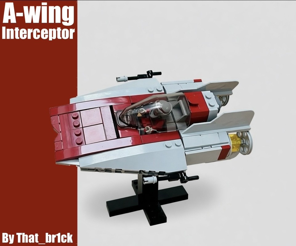 LEGO MOC-246931 A-wing interceptor by That_br1ck | Rebrickable - Build ...