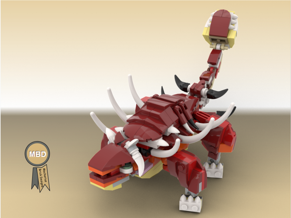 LEGO MOC-246961 Fierce Ankylosaurus, 31379 Alternate Build by Macharius ...