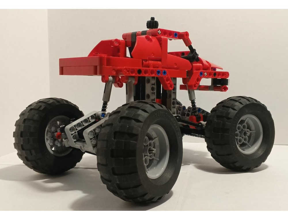 LEGO MOC Monster Truck 2.0 by Nahkriin | Rebrickable - Build with LEGO