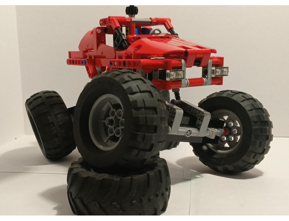LEGO MOC Monster Truck 2.0 by Nahkriin | Rebrickable - Build with LEGO