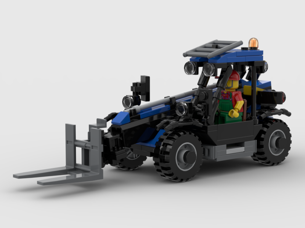 LEGO MOC Telehandler by kotska261 | Rebrickable - Build with LEGO