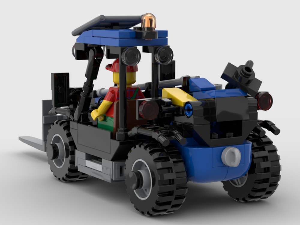LEGO MOC Telehandler by kotska261 | Rebrickable - Build with LEGO