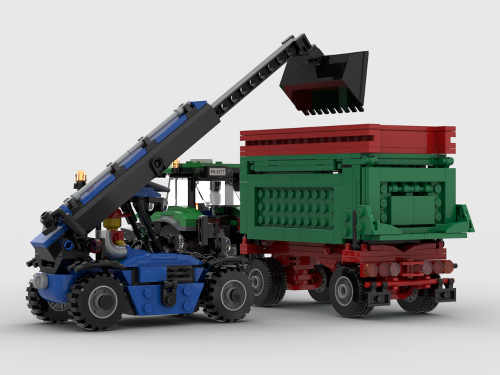 LEGO MOC-246988 Telehandler by kotska261 | Rebrickable - Build with LEGO