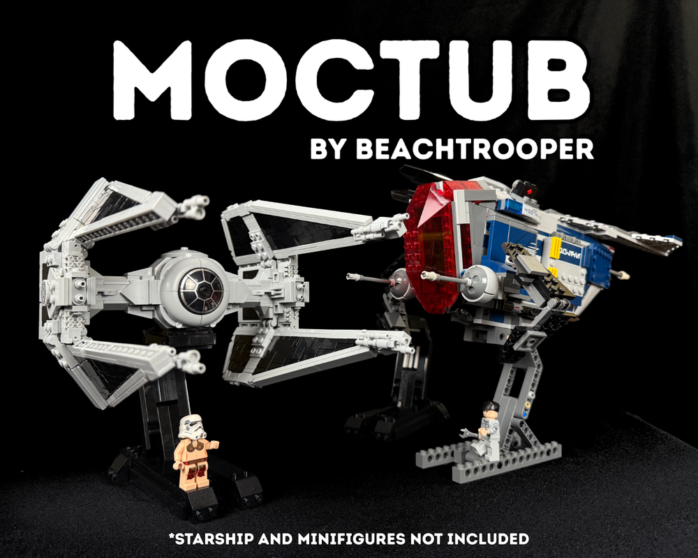 LEGO MOC Universal Starship Display Stand by beachtrooper | Rebrickable ...