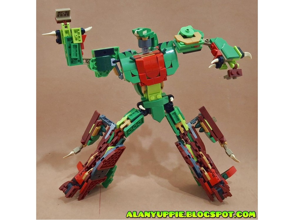 LEGO MOC-247001 Dinobot Grimlock / Transformer Dinosaur T.Rex using set ...