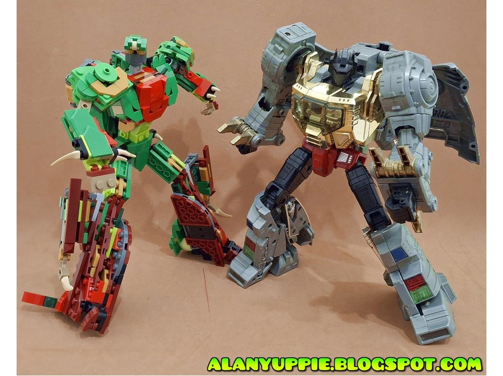 LEGO MOC-247001 Dinobot Grimlock / Transformer Dinosaur T.Rex using set ...