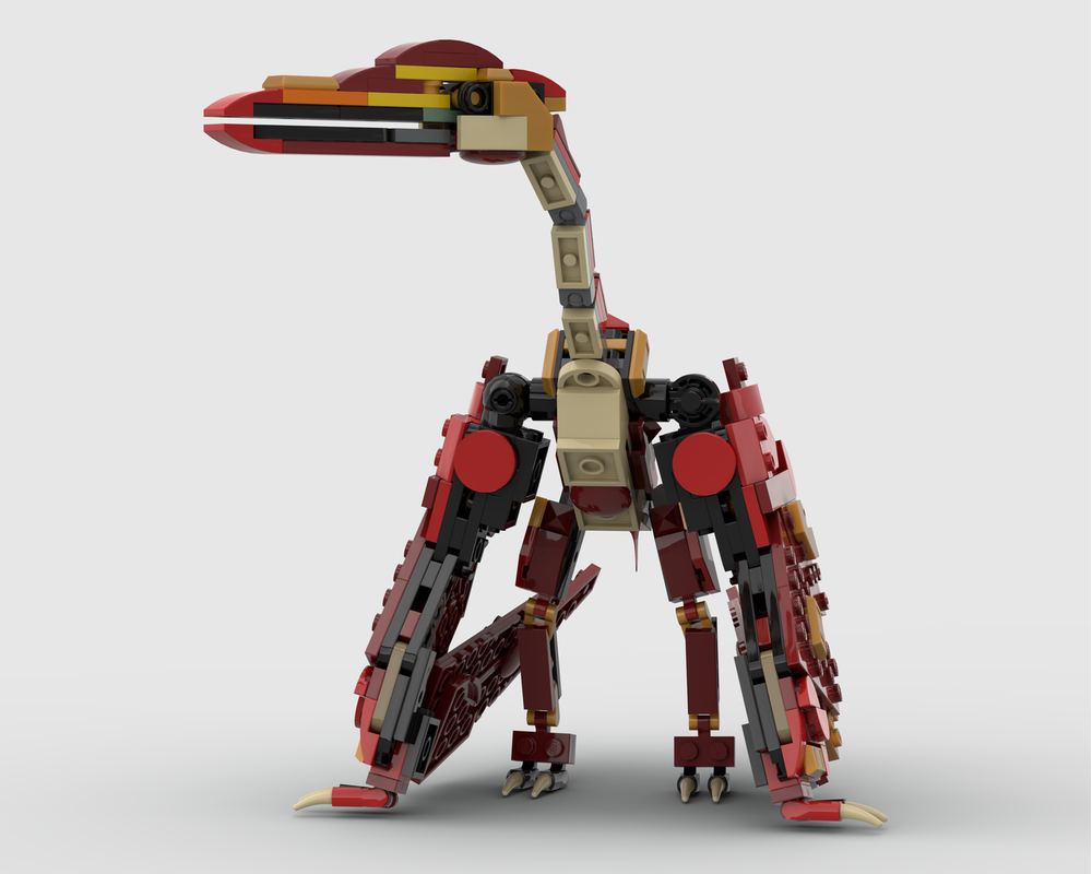 LEGO MOC-247004 Tyrannosaurus and Quetzalcoatlus by KarateKarnt ...