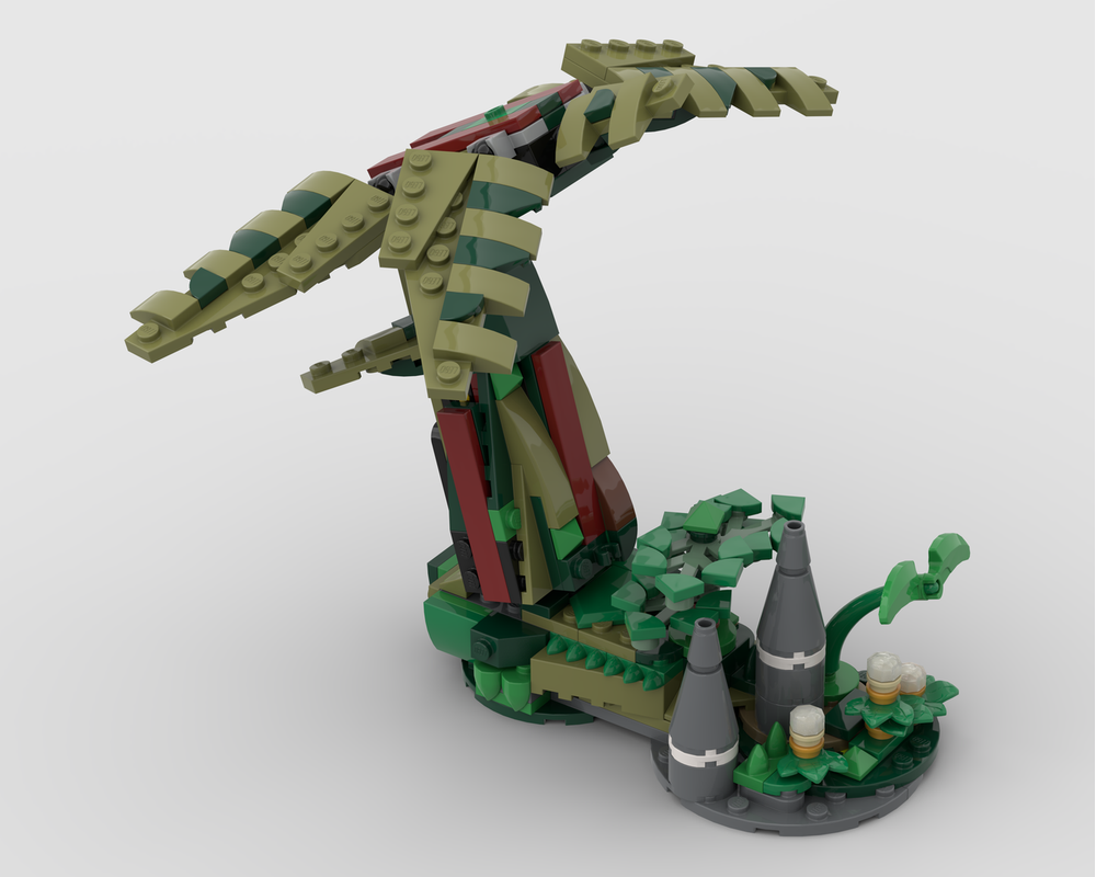 LEGO MOC-247004 Tyrannosaurus and Quetzalcoatlus by KarateKarnt ...