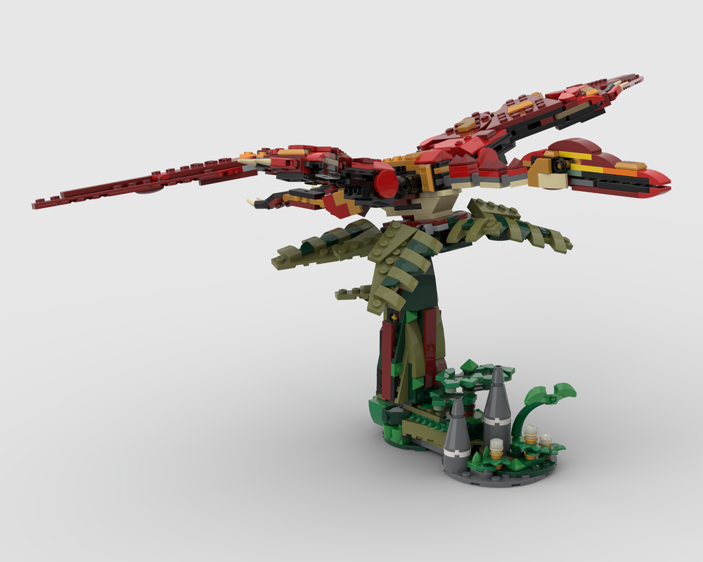 LEGO MOC-247004 Tyrannosaurus and Quetzalcoatlus by KarateKarnt ...